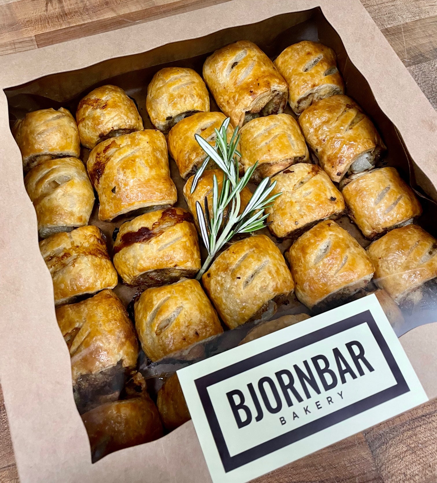 Mini Sausage Roll Box | BJORNBAR BAKERY